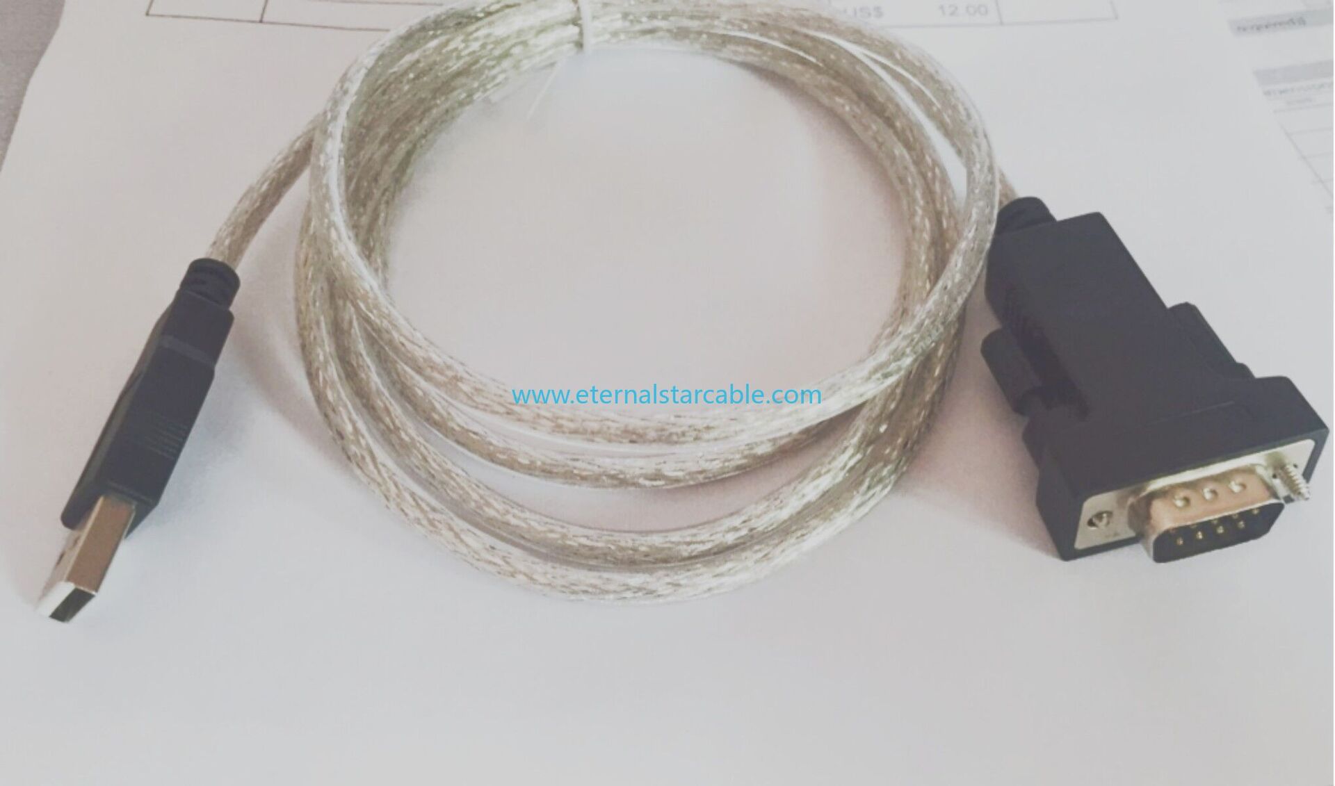 Usb To Serial Adapter Cable With Rs232 Db9 Male Port Ftdi Chipset