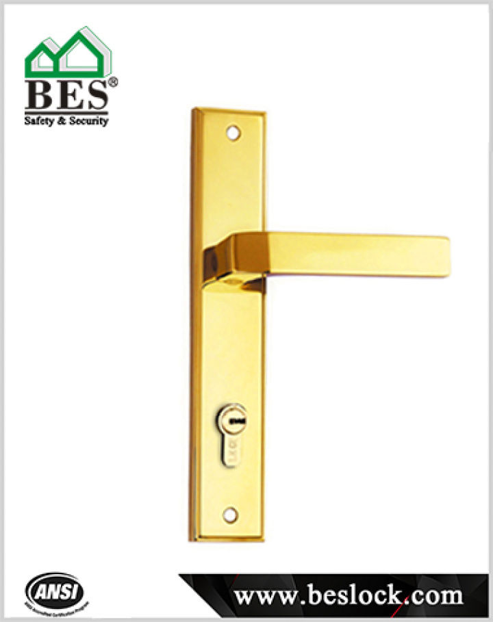 Safety Faultless Key Cylinder Mortise Lever Handle Door Lock
