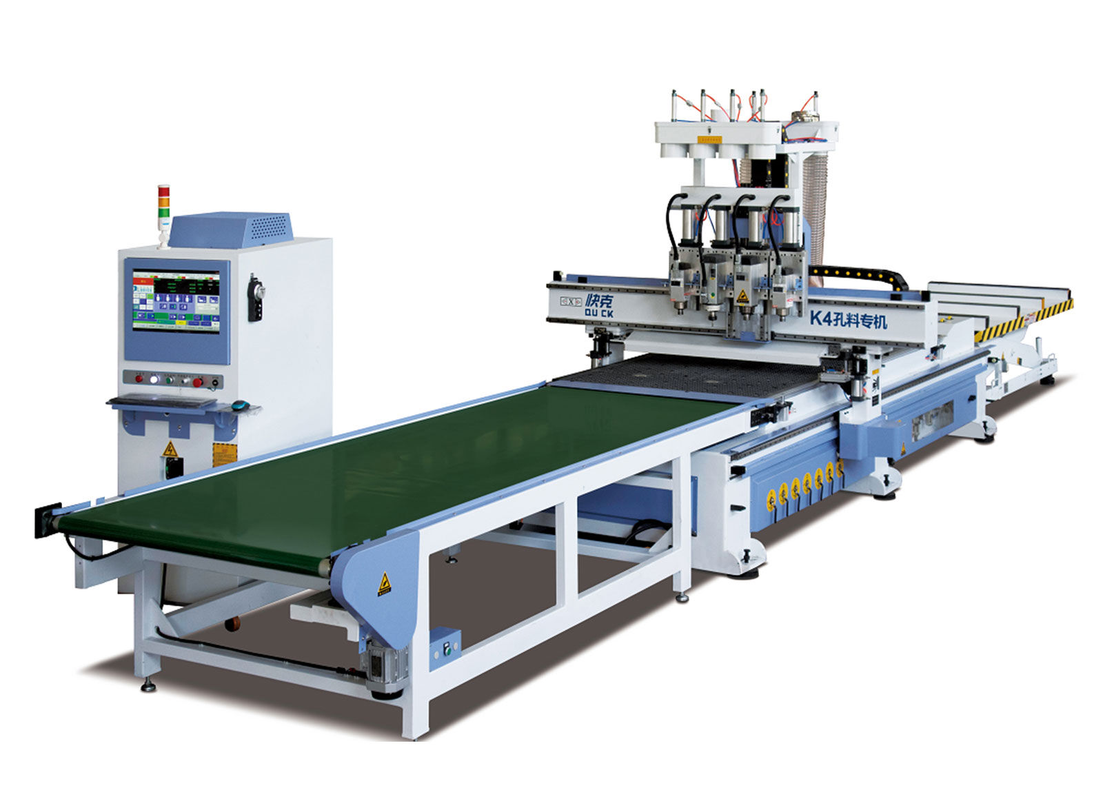 Auto loading cnc router with 4 spindle-Jinan Quick-Fulltek CNC ...