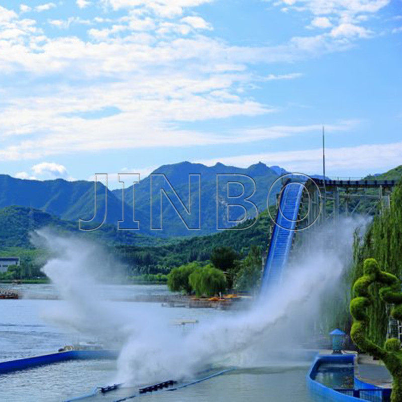 A Water Chute Ride at An Amusement Park