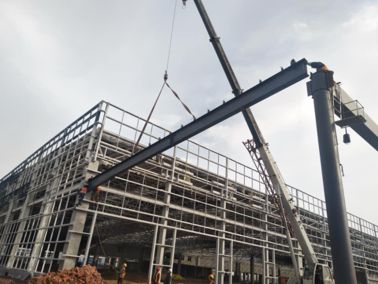 LightIng protection practice of a steel structure