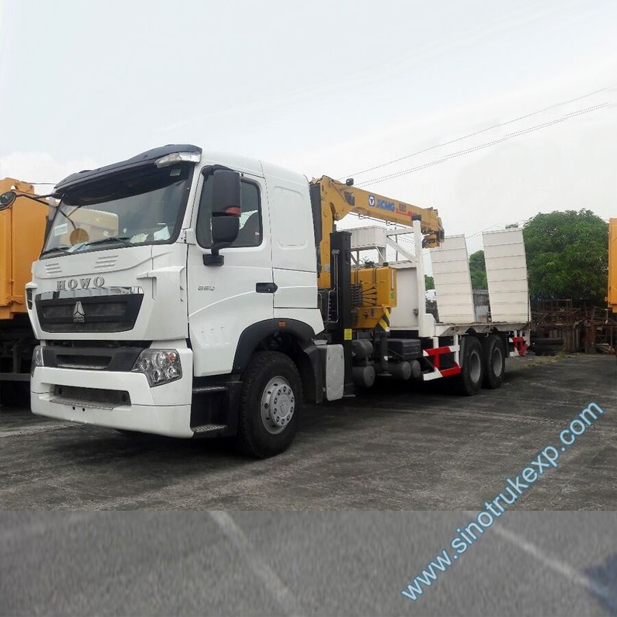SINOTRUK HOWO A7 10 wheeler 6x4 380hp Self-loading Truck SQS125TLH-4 ...