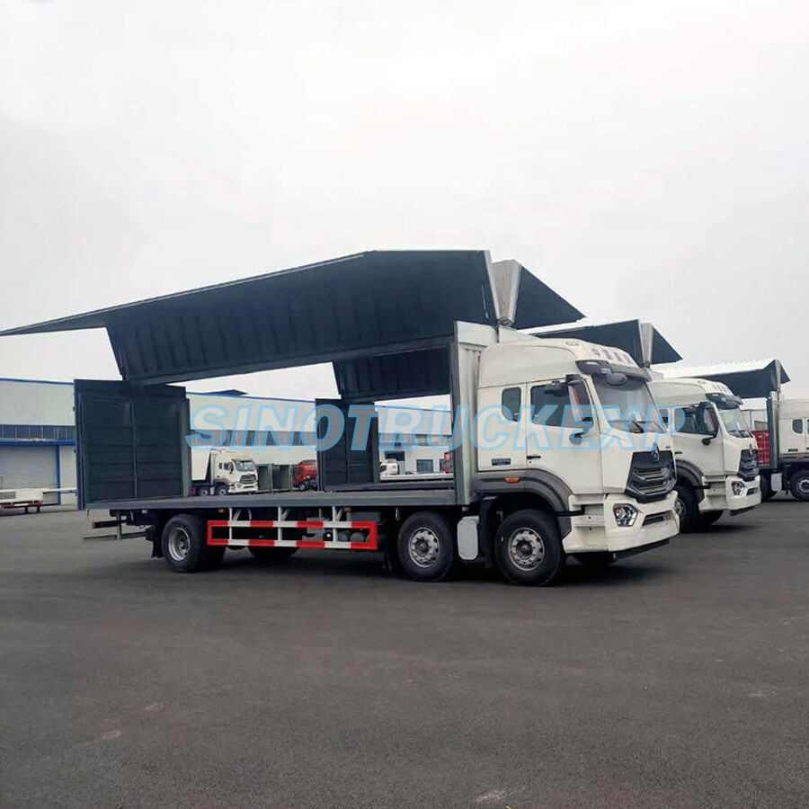 HOHAN 6x4 Wing Opening Box Cargo Truck