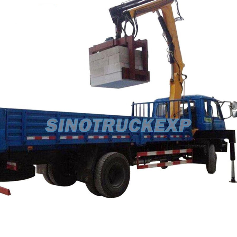 Hydraulic Boom Block Lifting Crane for Bricks