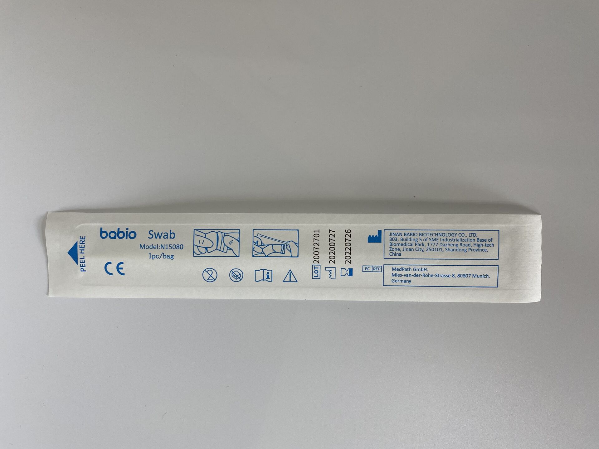 Sterile Oropharyngeal swab stick