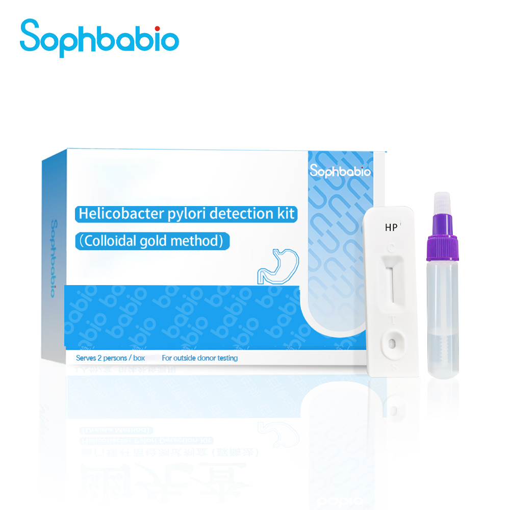 Sophbabio Helicobacter Pylori (H.pylori)IgG/ IgMTest Kit (Colloidal ...
