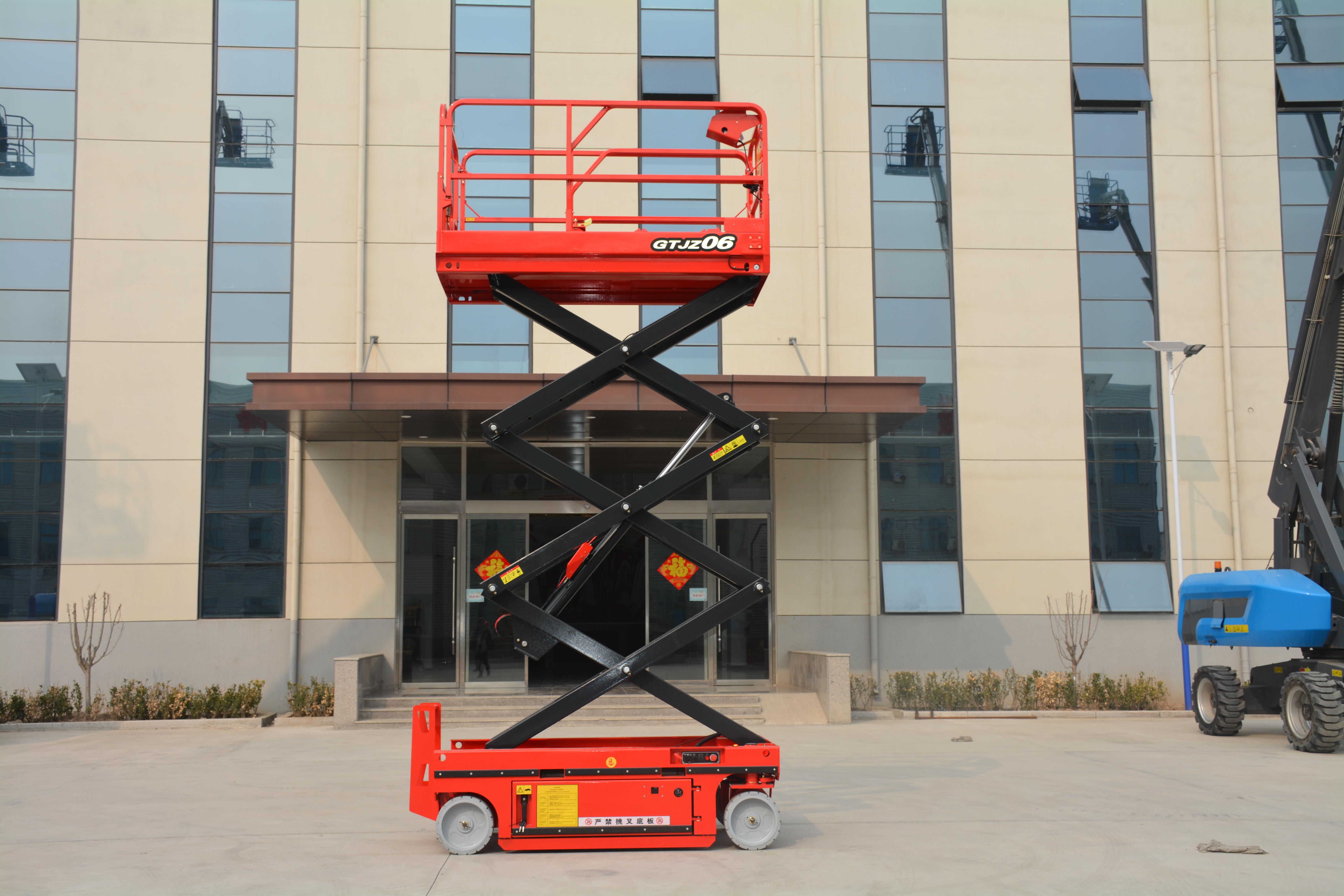 7.8M Work Mini Scissor Lift , GTJZ0607HD-Rank 28 of World