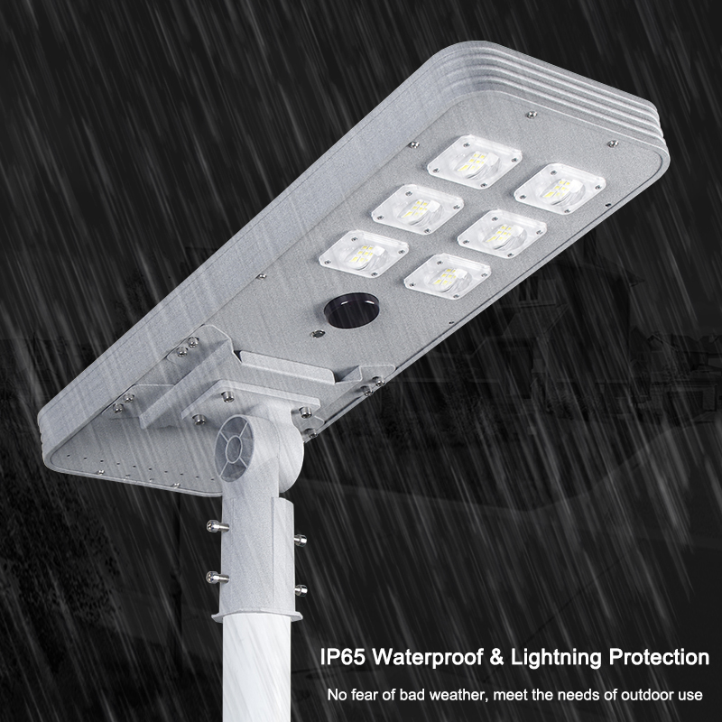 integrated solar induction street lamp