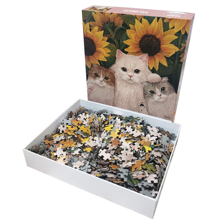 High Quality 1000 Piece Cat Jigsaw Puzzle Made By Tongheng