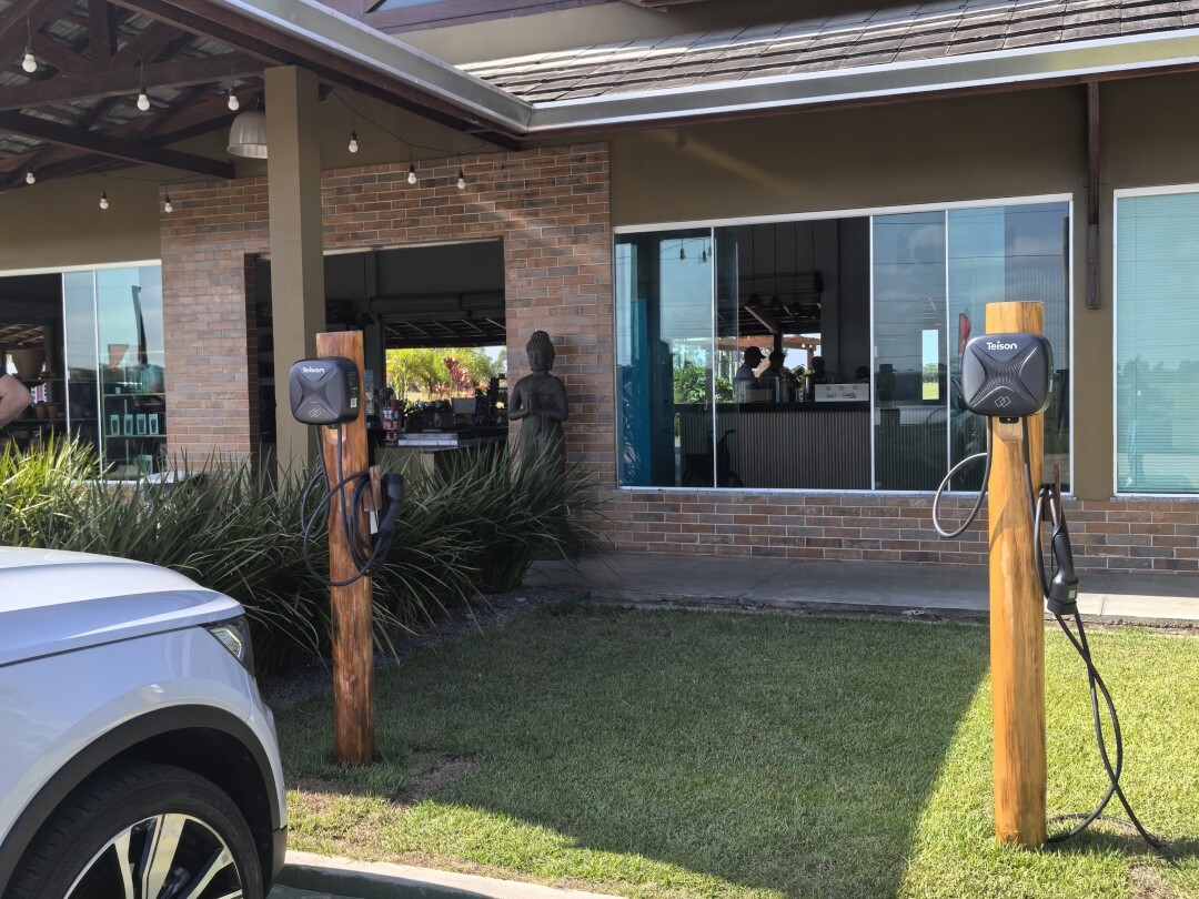 Teison Smart Mini EV Wallbox Charger installed in South America, 2024 ...