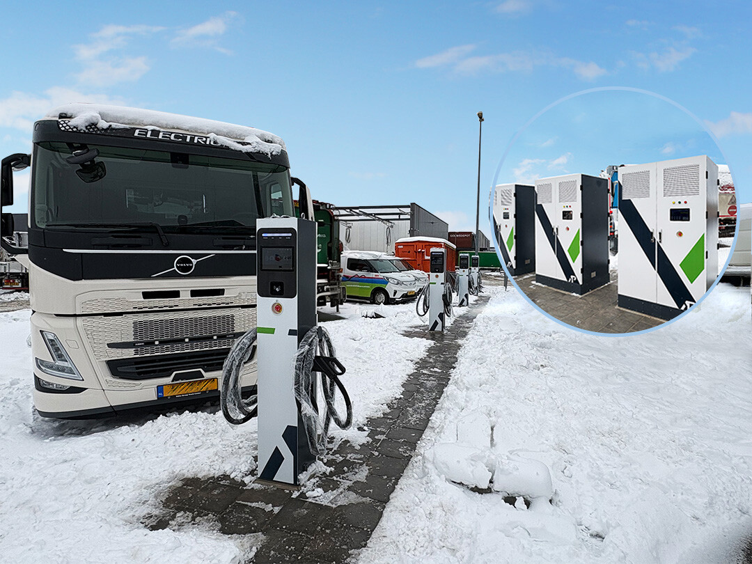 Teison 400kW split type dc fast charging for eletric trucks installed ...