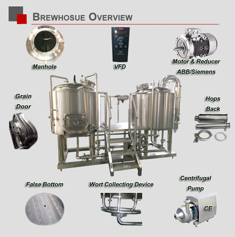 2BBL Beer Fermenter Tank — Compact Commercial Brewery Equipment