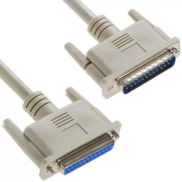 IEEE 1284 Bi-directional Extension Cable Assembly DSUB 25-pin