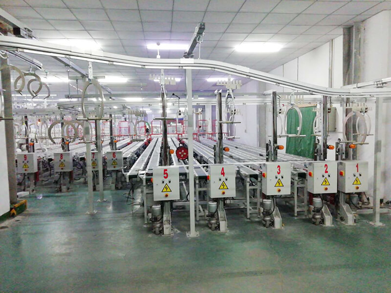 Roving frame and bobbin transportation system , Intelligent cone ...