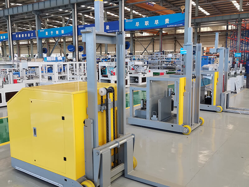 Roving frame and bobbin transportation system , Intelligent cone ...