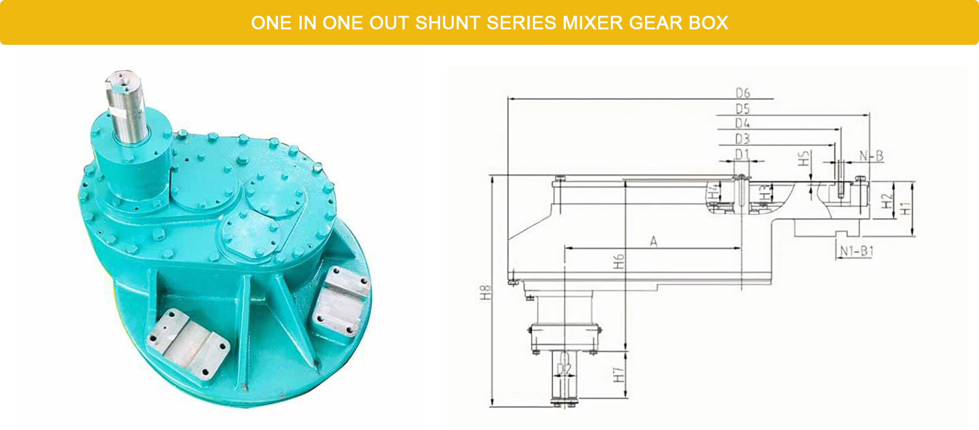260/500 Vertical reducer