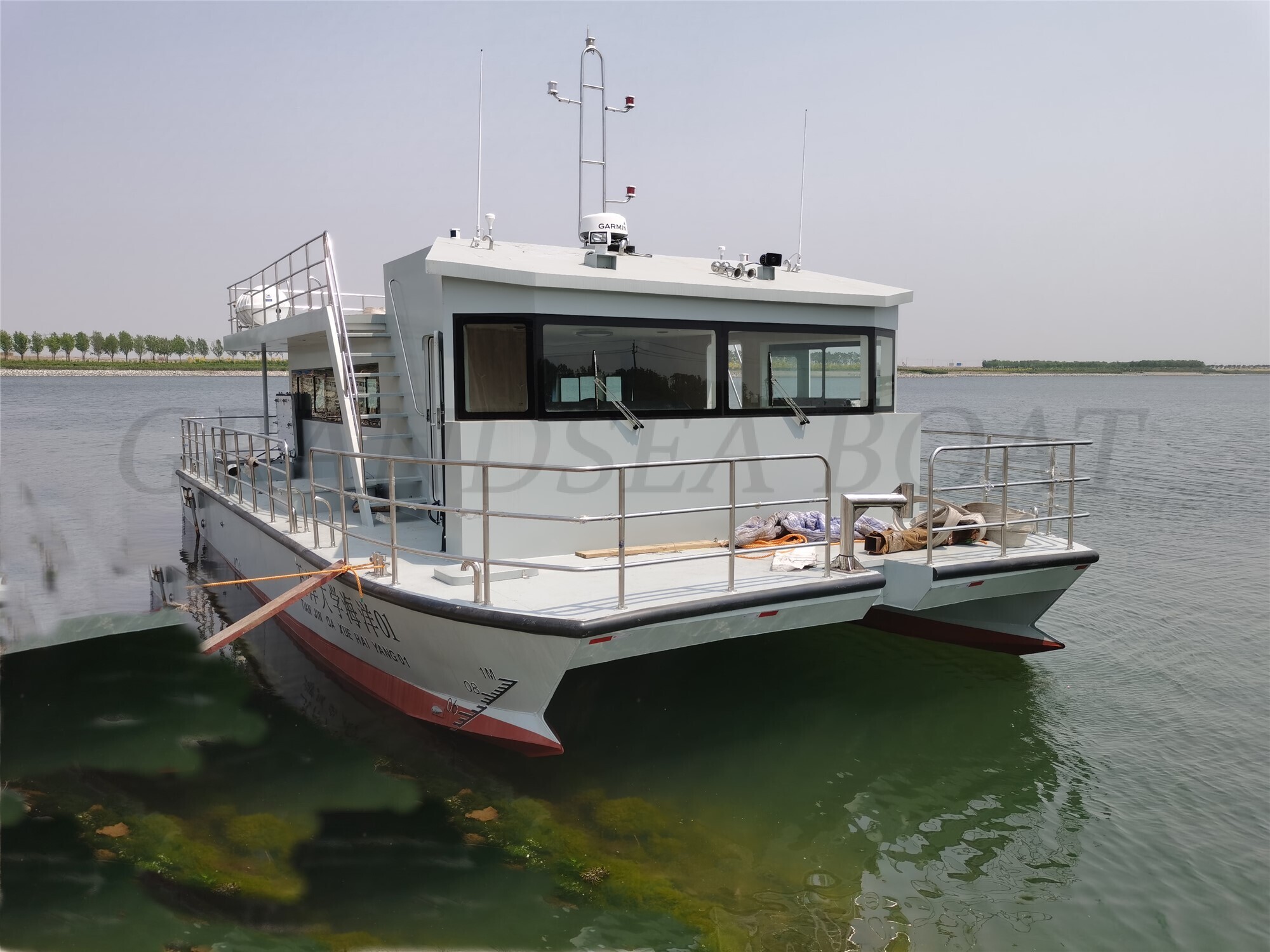 14m Aluminum Catamaran Research Work Boat and Hydrographic Survey Work ...