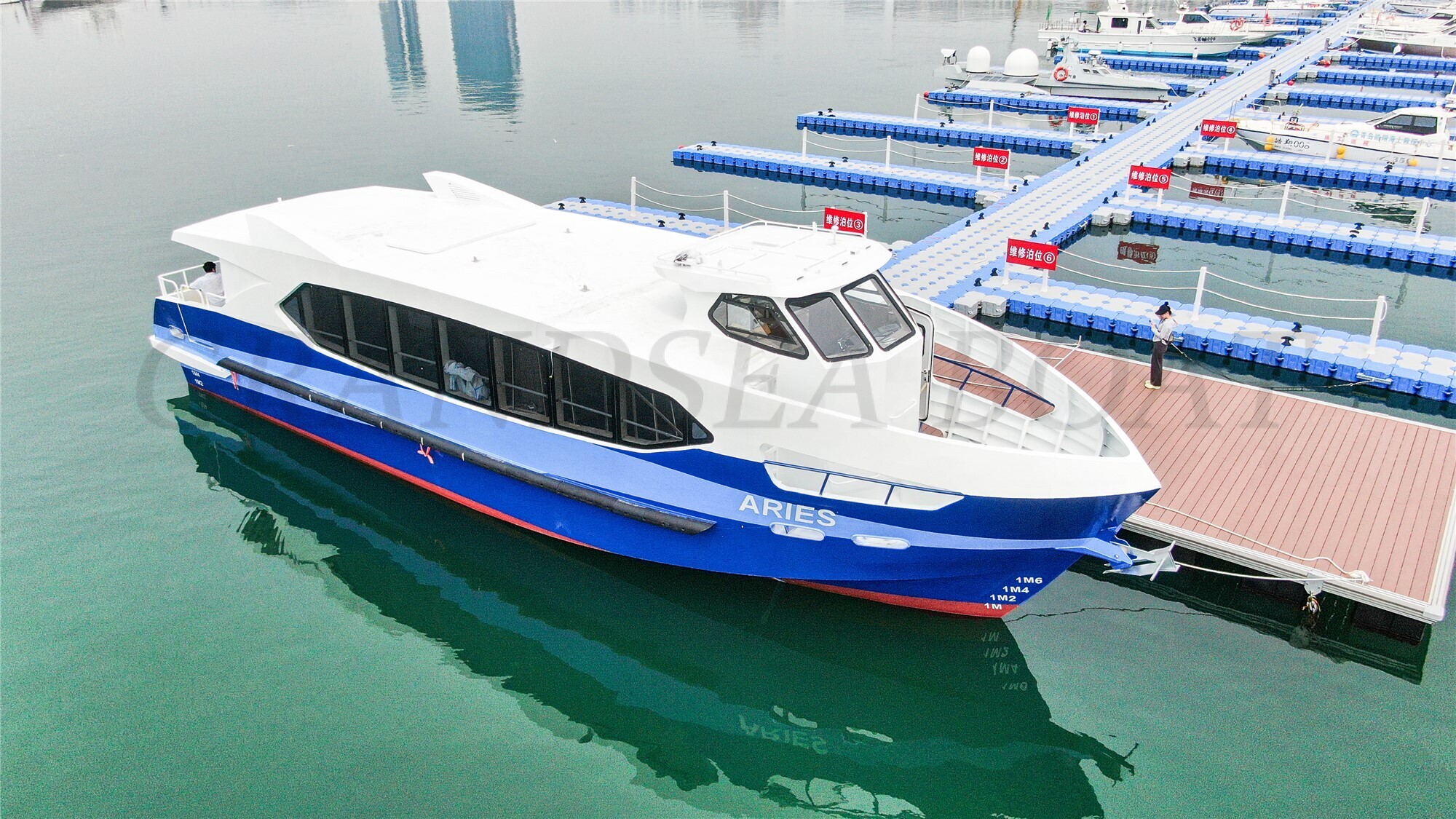 18.8m 96 persons Diesel Inboard Sea Coastal Speed Passenger Boat