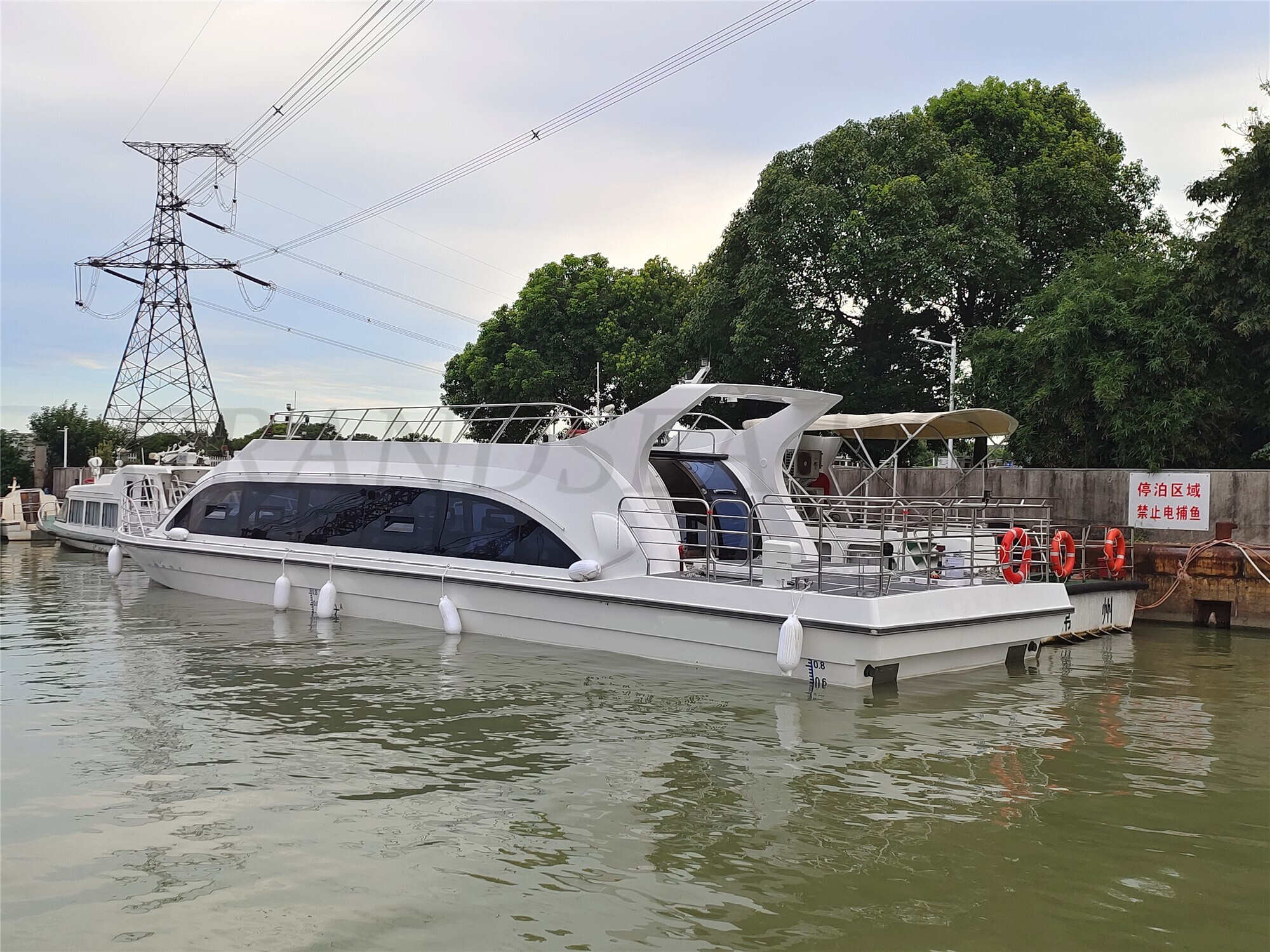 22m FRP 100persons Diesel Inboard Coastal Passenger Boat for sale