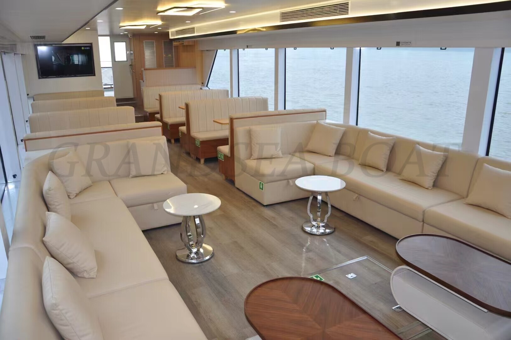 24m Steel Hull Double Decker Dinner Party Sightseeing Crew Boat