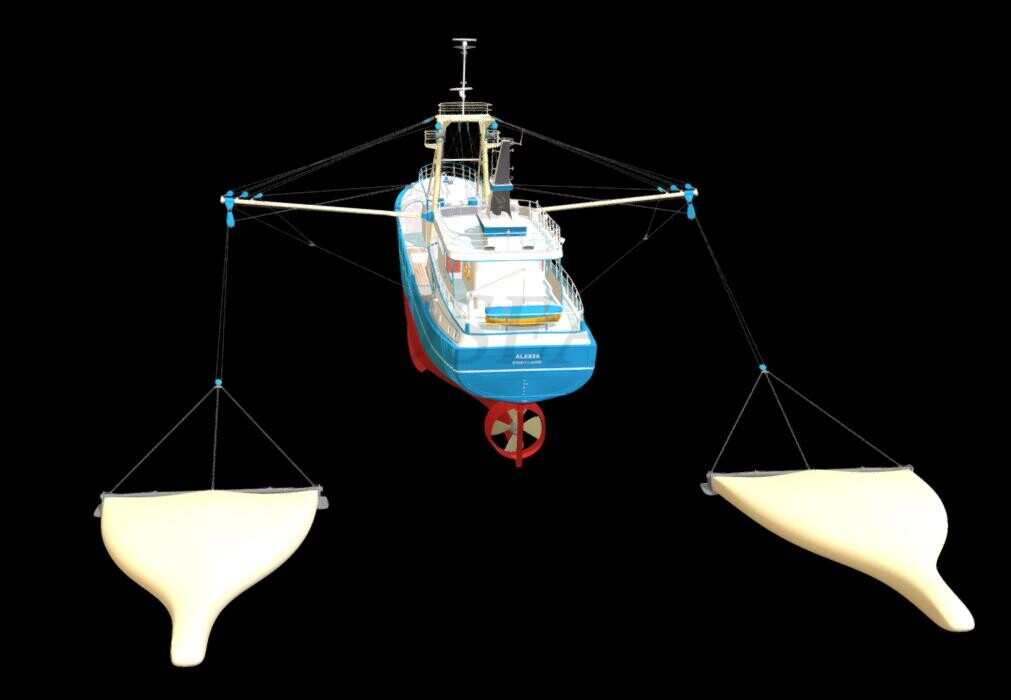 32m Ocean Outrigger Trawler Side Beam Pair Trawler Fishing Vessel for sale