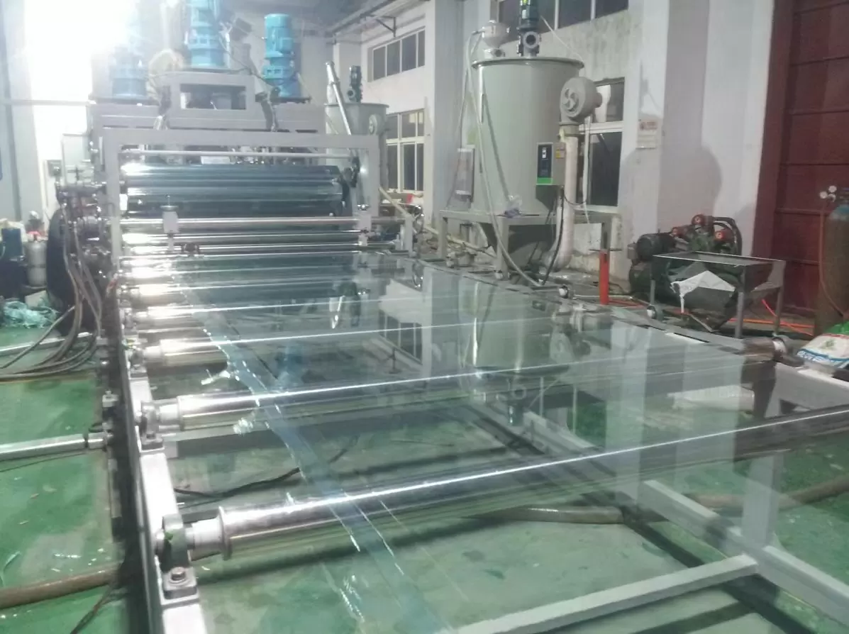China Used machine second hand plastic PP PET sheet production line ...
