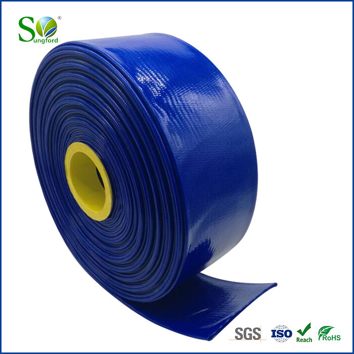 Heavy duty PVC lay flat hose,high pressure PVC layflat hose