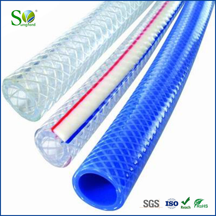 PVC braided hose,braided vinyl tubing,clear braided PVC hose