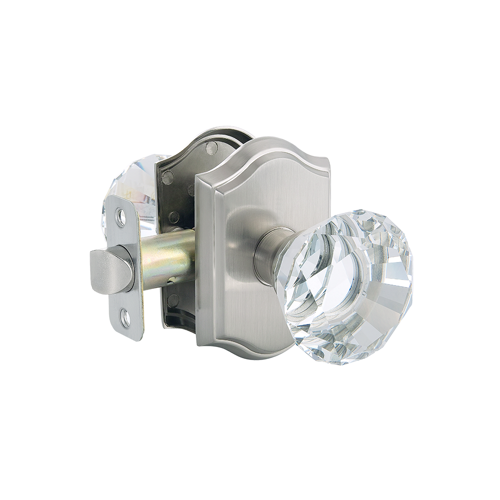 Modern design Crystal knob Set Crystal Door Lock Door Knob Entrance