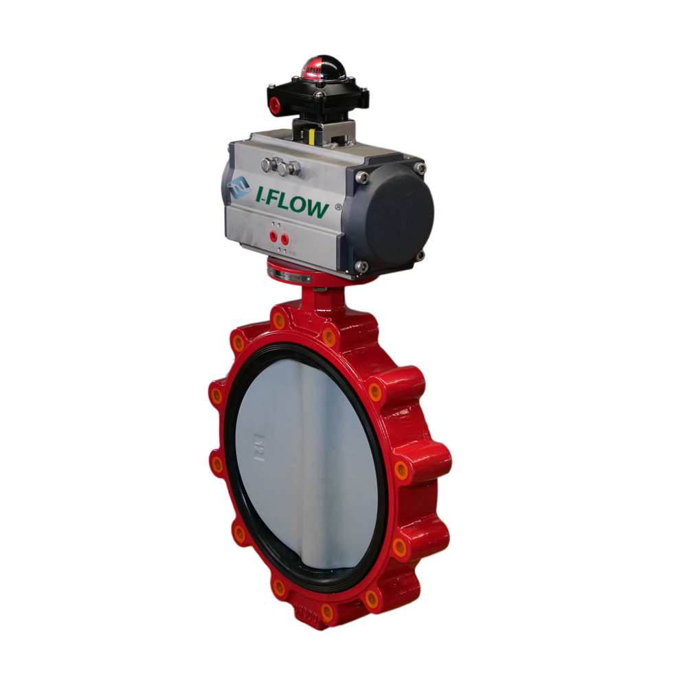 Electric actuator motorized butterfly valve