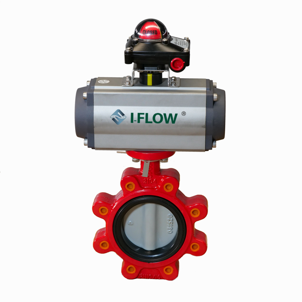 Electric actuator motorized butterfly valve