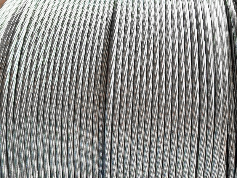 Hot dip galvanized steel strands are not easily deformed, and ...