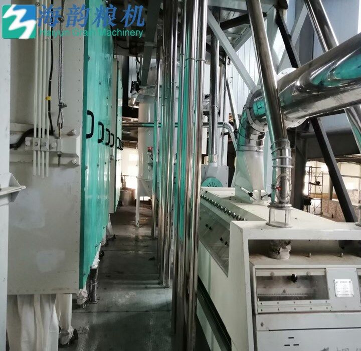 60tons of buckwheat flour mill machine line -Shandong sishui Haiyun ...