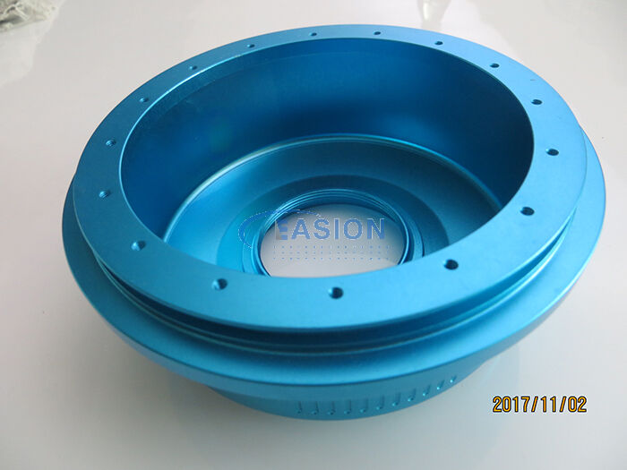Blue Anodizing Aluminum Alloy Pipe Fitting Flange | High Precision CNC ...