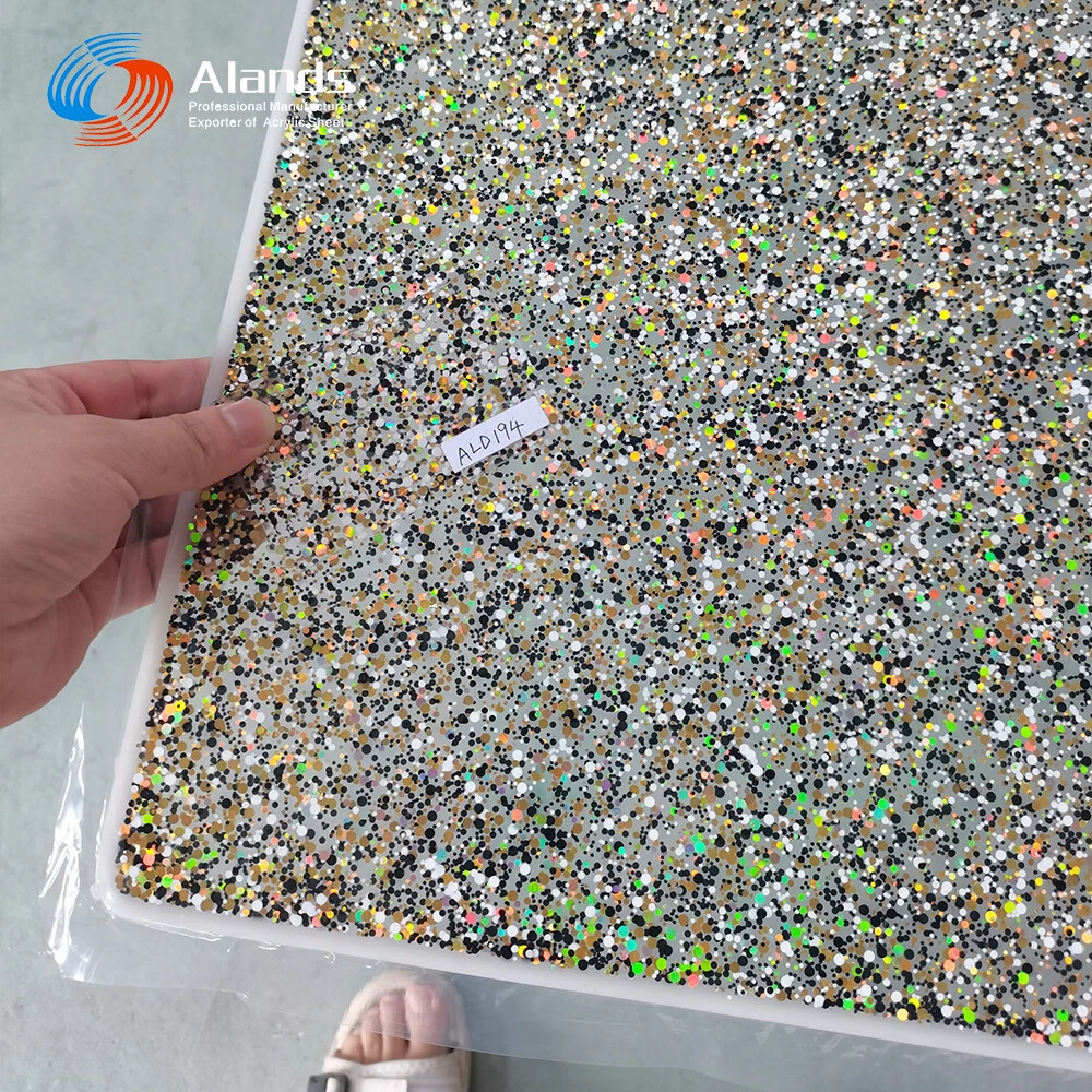 Glitter Acrylic Sheet 122x124cm - Jinan Alands Plastic CO.,LTD