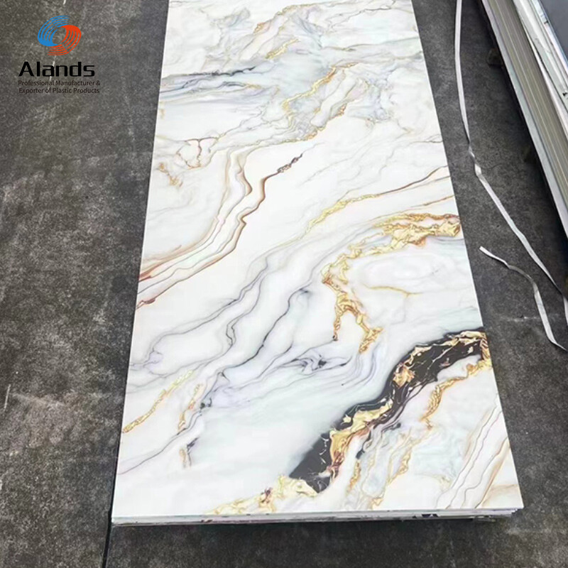 Marble Pvc Sheet Pvc New Marble Color - Jinan Alands Plastic CO.,LTD