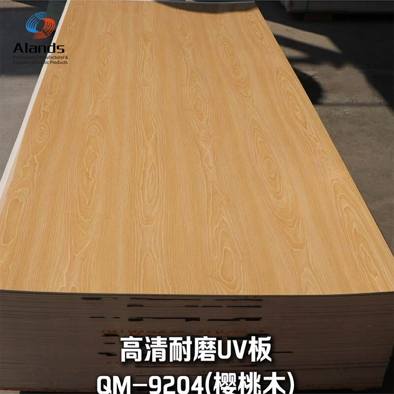 3D HD wood grain UV PVC sheet - Jinan Alands Plastic CO.,LTD