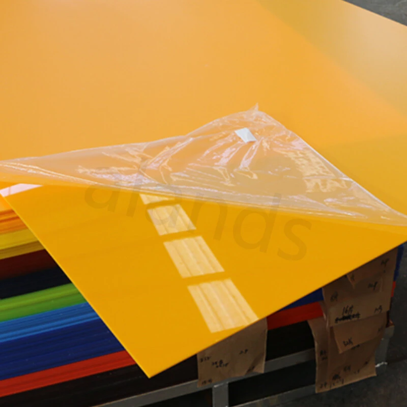 Bright Yellow Acrylic Sheet – Durable, Lightweight & Versatile Plastic ...