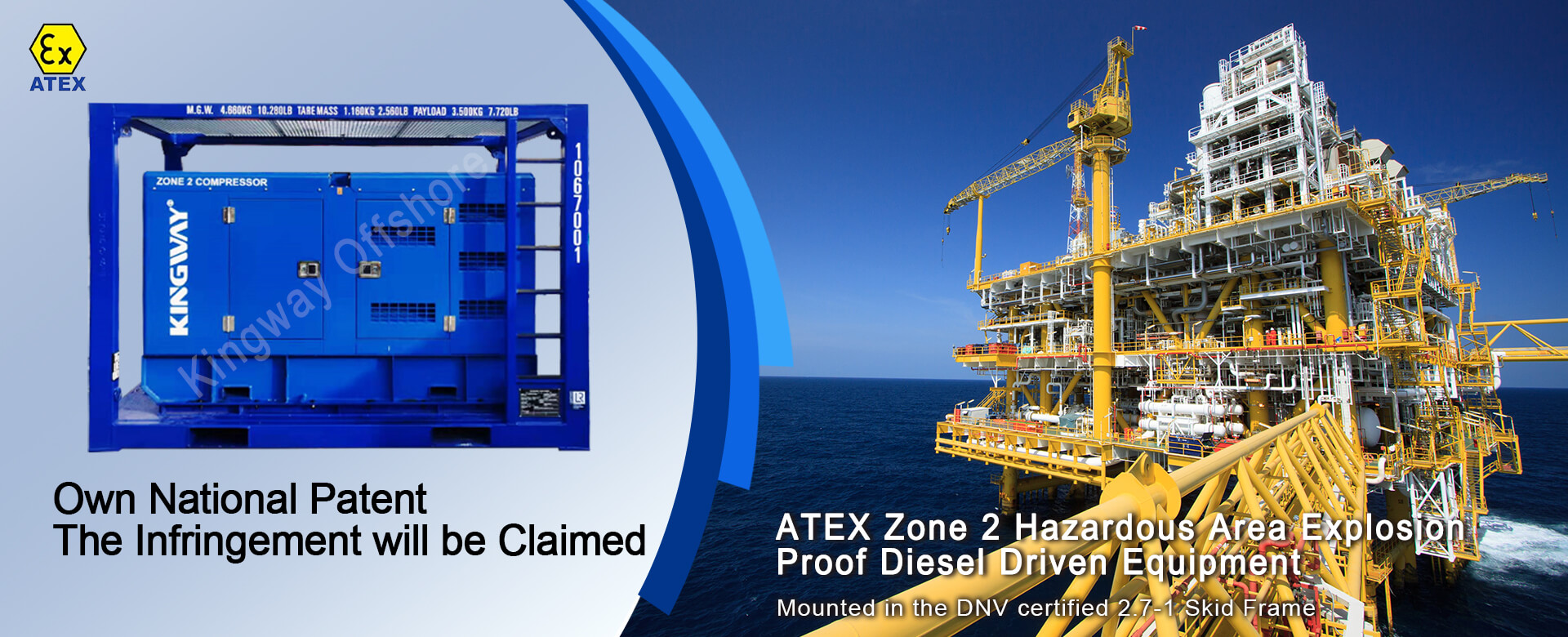ATEX Zone 2 , Offshore Container , Rig Safe , -QINGDAO KINGWAY INDUSTRY ...
