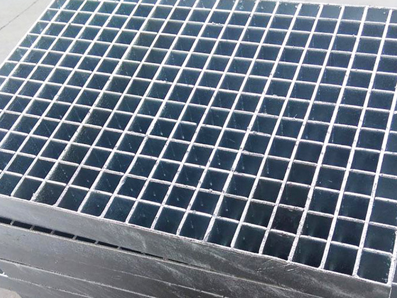 Hot dip galvanized steel grating platform anti-skid grating plate