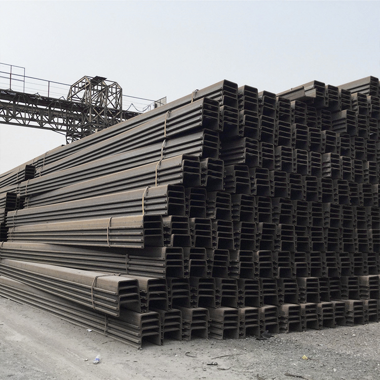 Deep foundation pit steel plate pile locking steel pipe pile