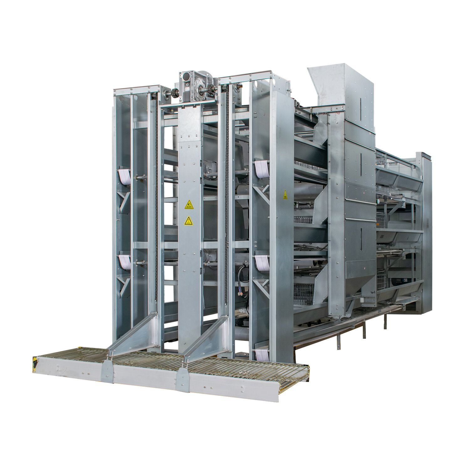 Standard size of a layer chicken cage is a specially designed housing ...