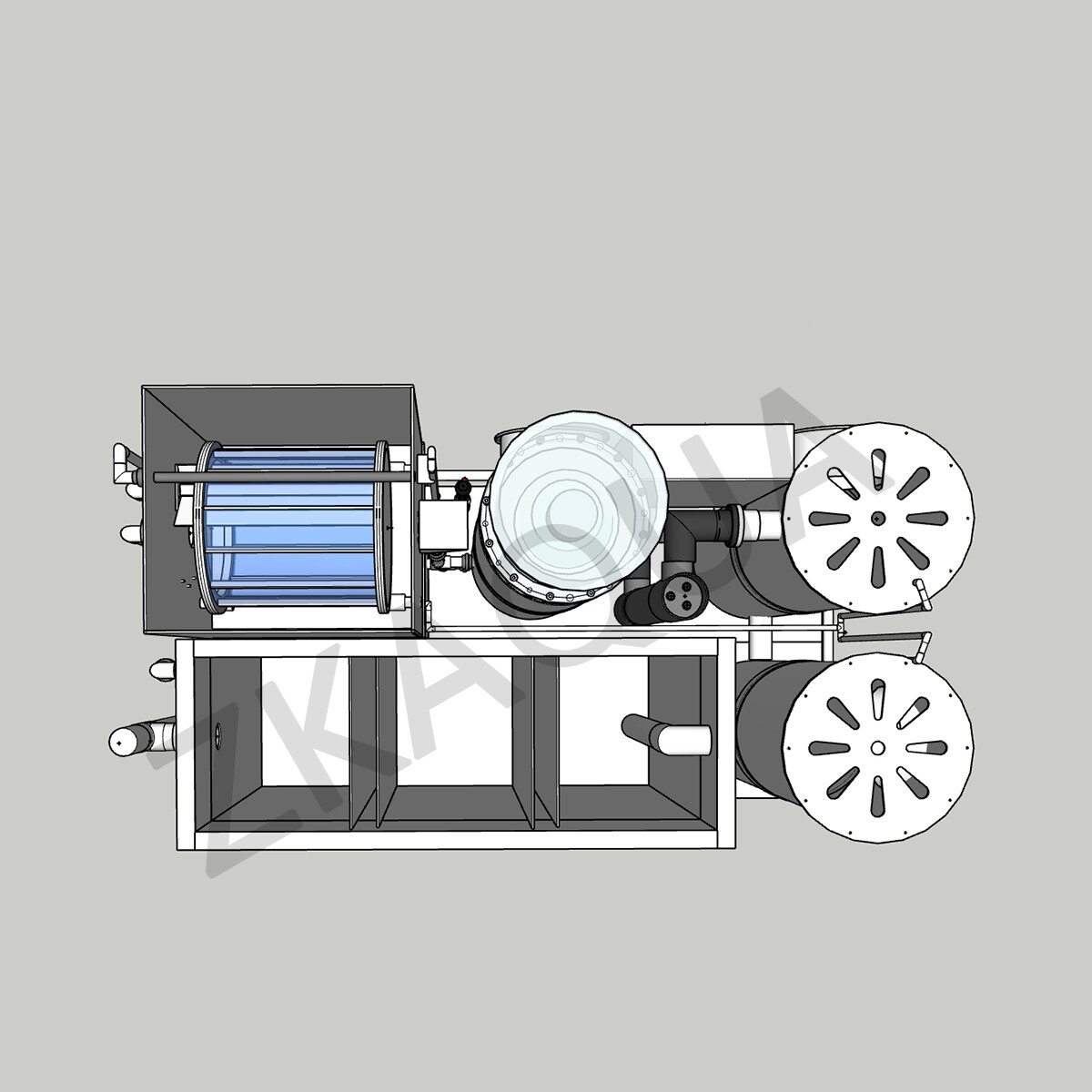 Mini Ras Water Treatment Machinery Circulation Ras Fish Farming ...