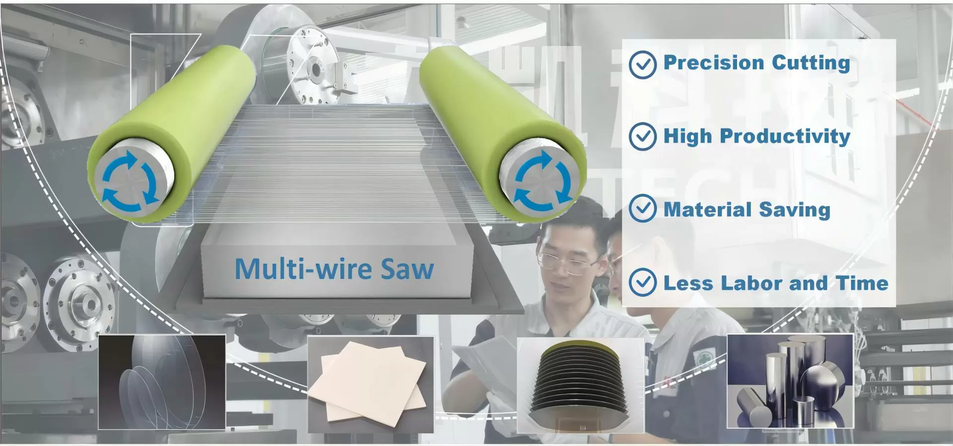 Multi-wire Saw, Wire Cutting Machine, Diamond Wire Saw, Wire Saw ...