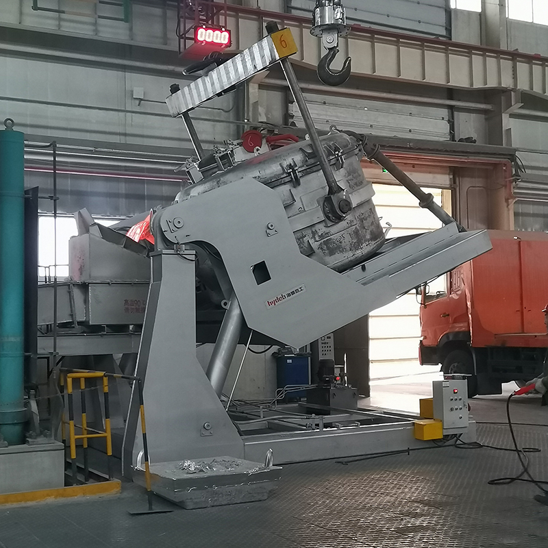 Vacuum Suction Transfer Ladle Hydraulic Tilting Device-Jinan Hydeb ...