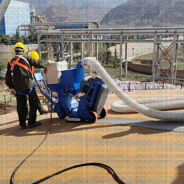 Dustless Blasting , Floor Shot Blasting Machine , ROVAN Shot Blasting ...