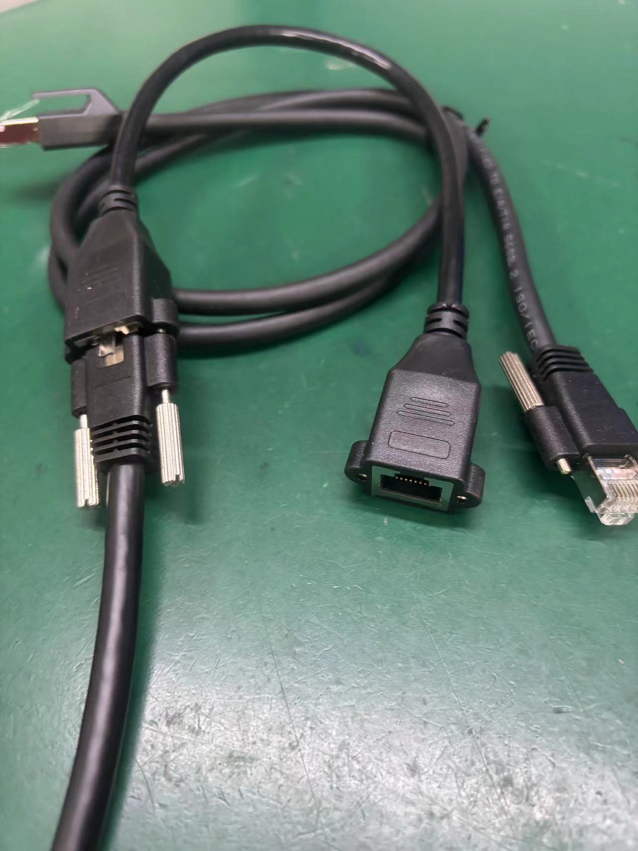 Cat5e Cat6RJ45 Male to Female LAN Ethernet Network Panel Mount