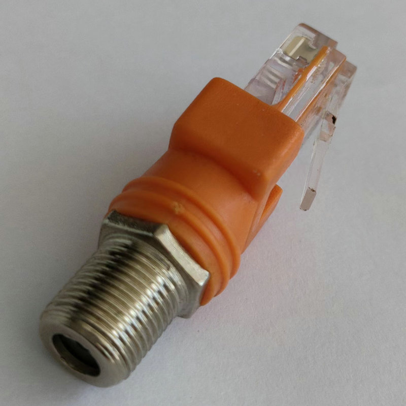 RF to RJ45 Converter Adapter F Female to RJ45 Male Coaxial