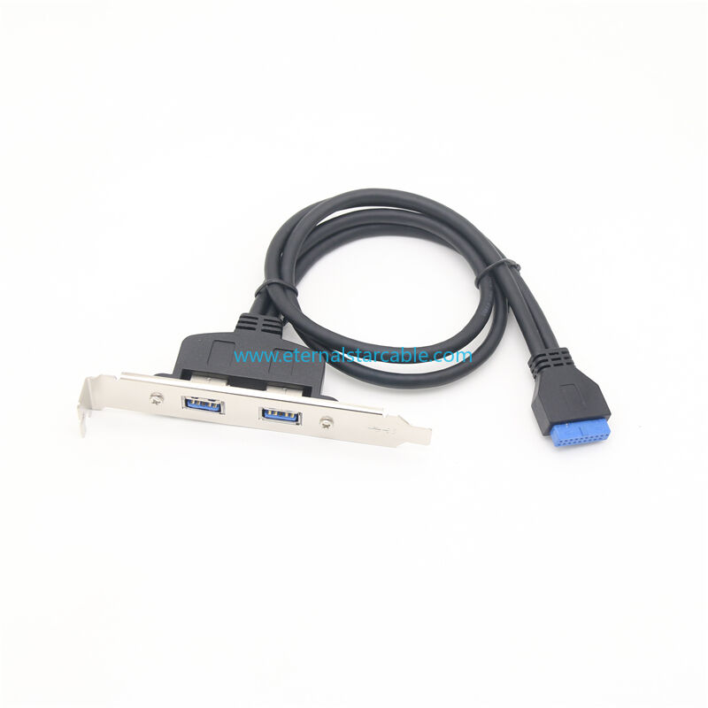 2 Ports USB 3.0 Female to Motherboard 20pin Header Cable