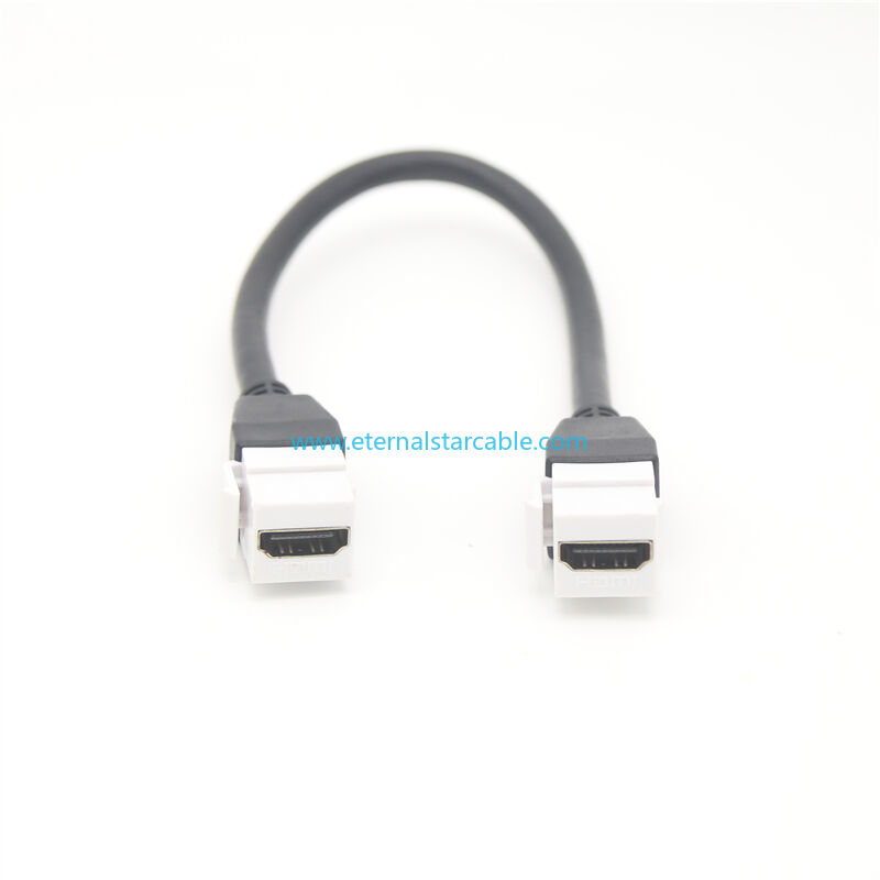 Customized HDMI Keystone Jack Pigtail Cable, HDMI Female